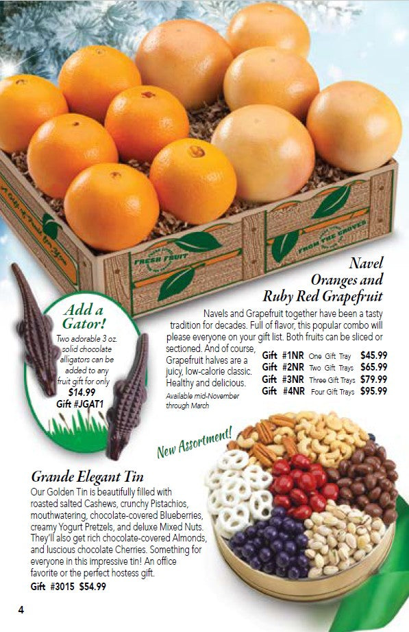 Shipping Florida Oranges, Honeybells, Tangerines, Navels Since 1946