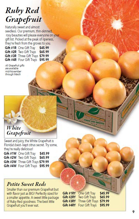 Grapefruit - Florida Fresh Ruby Red Grapefruits Delivered